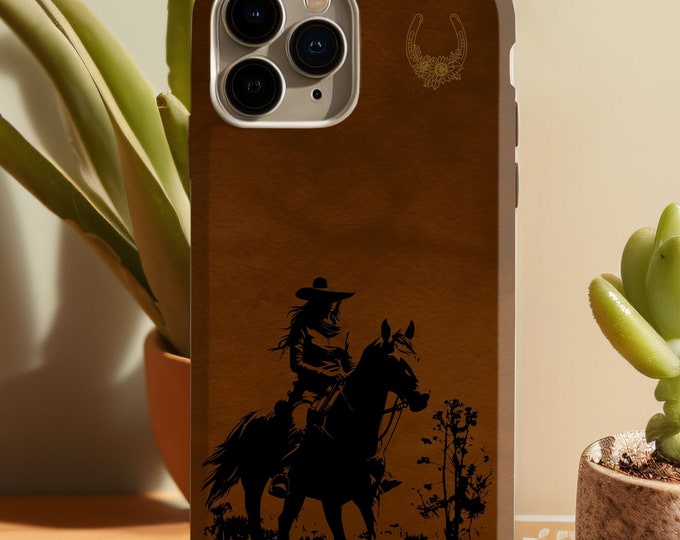 Western Old Wild West Cowgirl, Magsafe Phone Case, for iPhone 15 Pro ...
