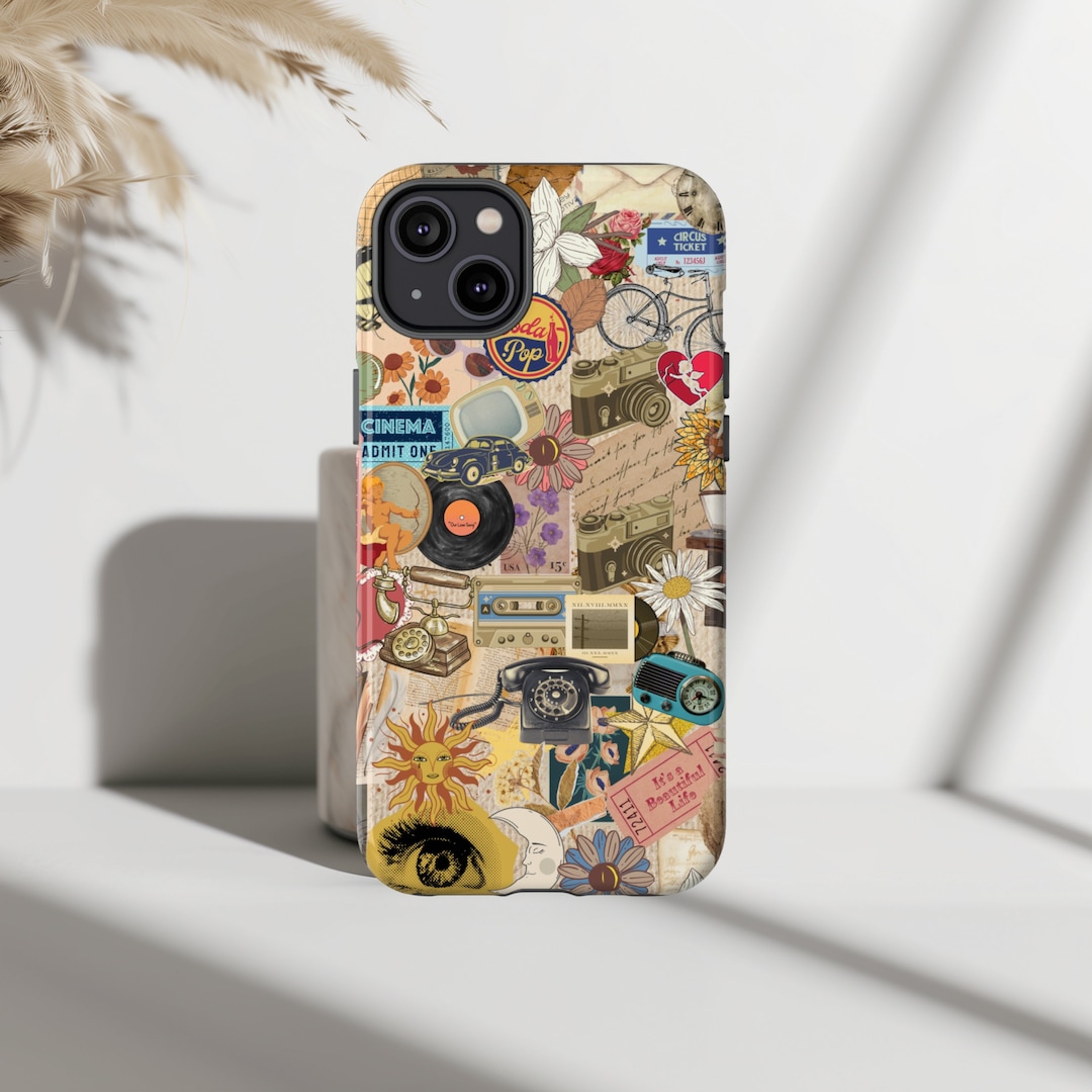 Collage Phone Case |scrapbook Phone Case| Cool Vintage Preppy | iPhone ...