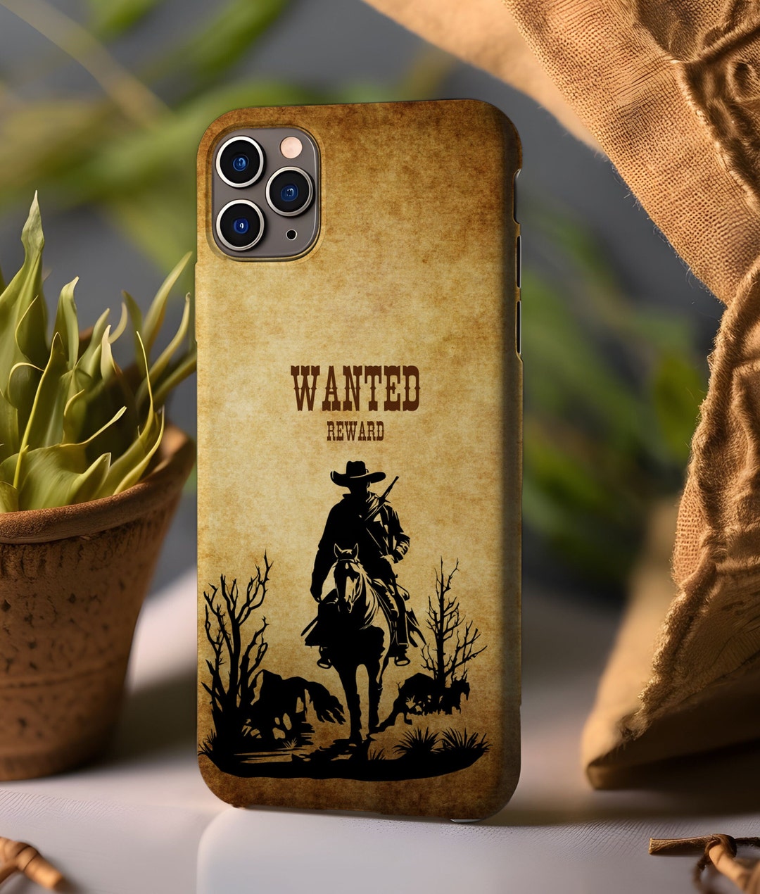 Western Old Wild West Cowboy, Magsafe Phone Case, for iPhone 15 Pro ...