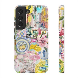 Coquette Italian Summer Collage Phone Case, Coastal Italy Phone Case ...