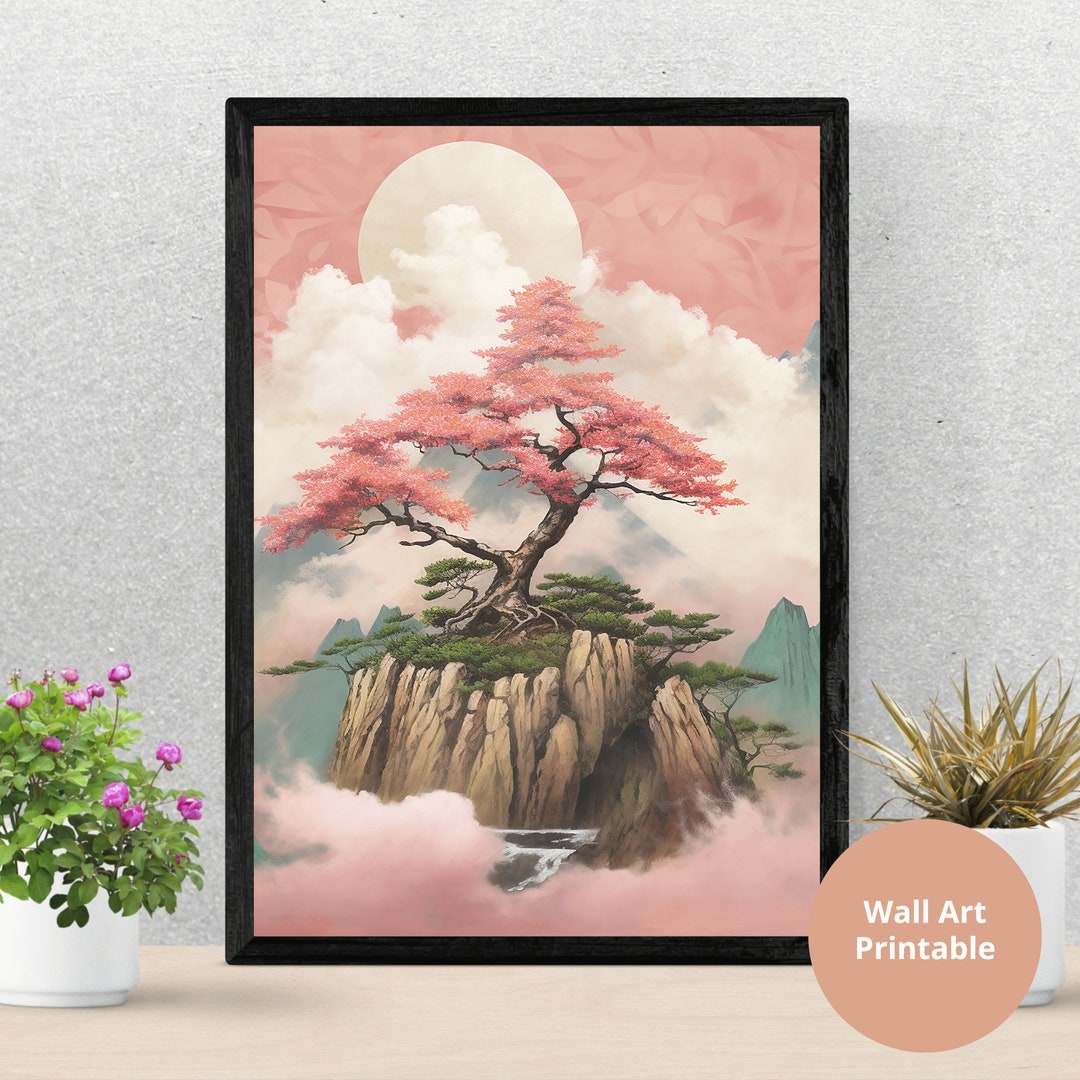 Bonsai Tree Wall Art - Etsy