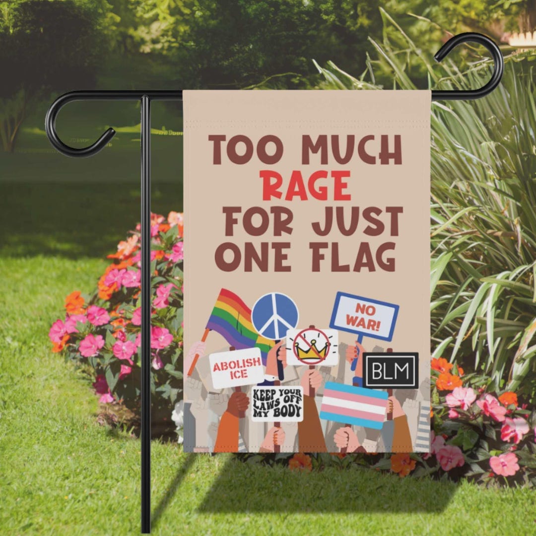 Social Justice Flag, Community Resistance Yard Flag, Anti-trump Garden ...