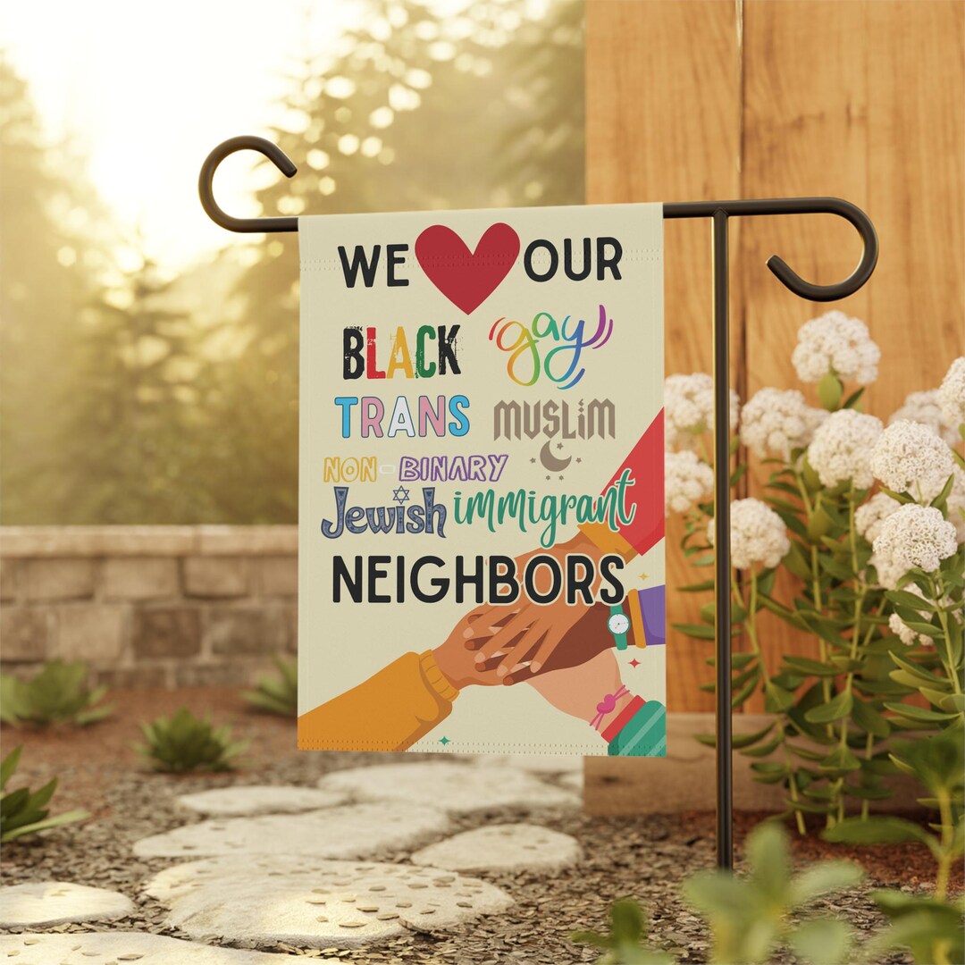 Inclusion Equal Rights Flag, LGBTQ Garden Flag, Kindness Matters Social ...