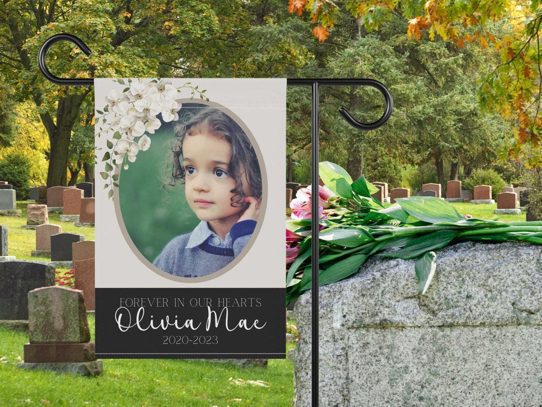 Grave Flag, Loss of Child Gift , Grieving Friend Gift, Customizable ...