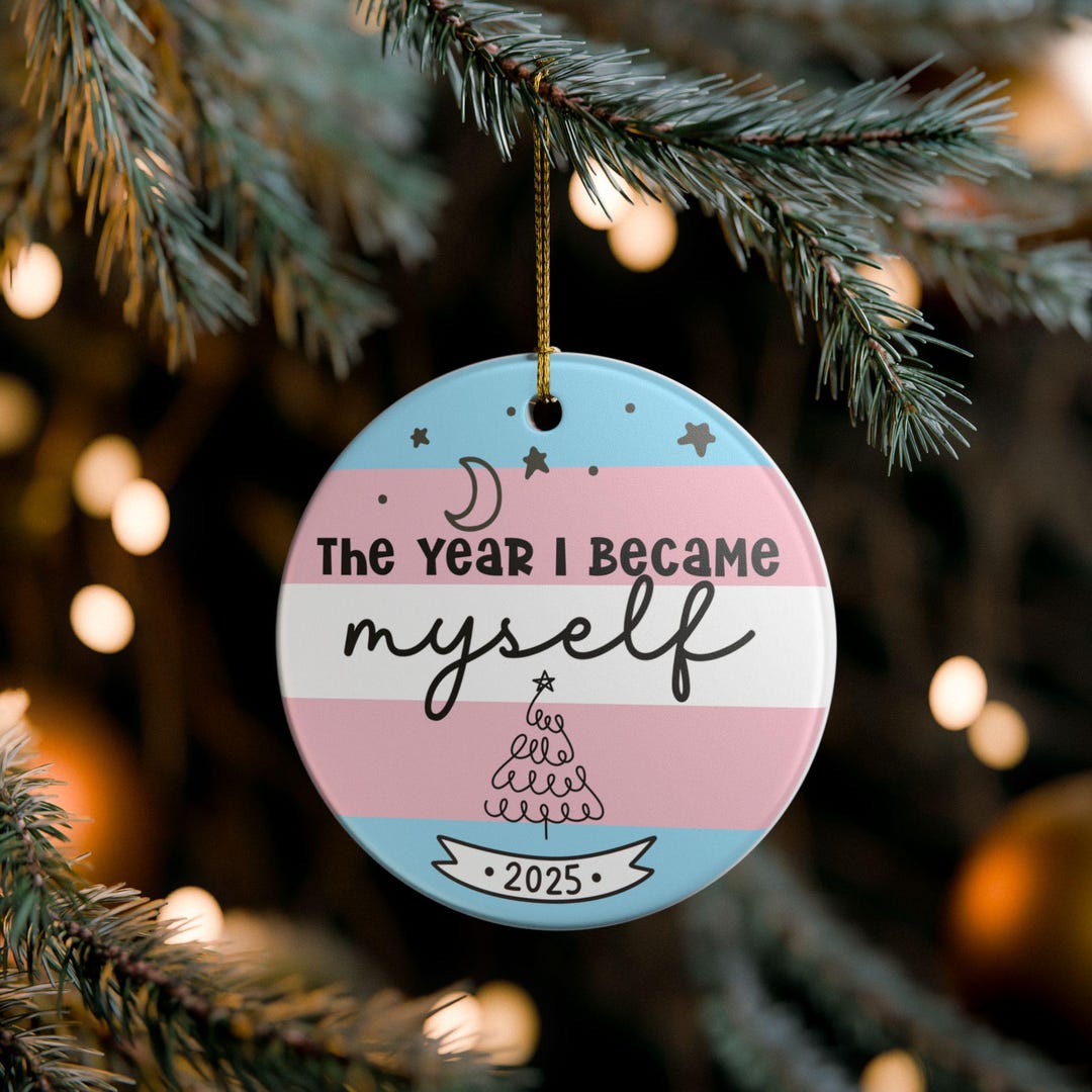Trans Christmas Ornament - LGBTQ Transgender Xmas Holiday Gift - Etsy