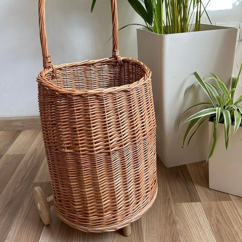 Wicker Wagon - Etsy