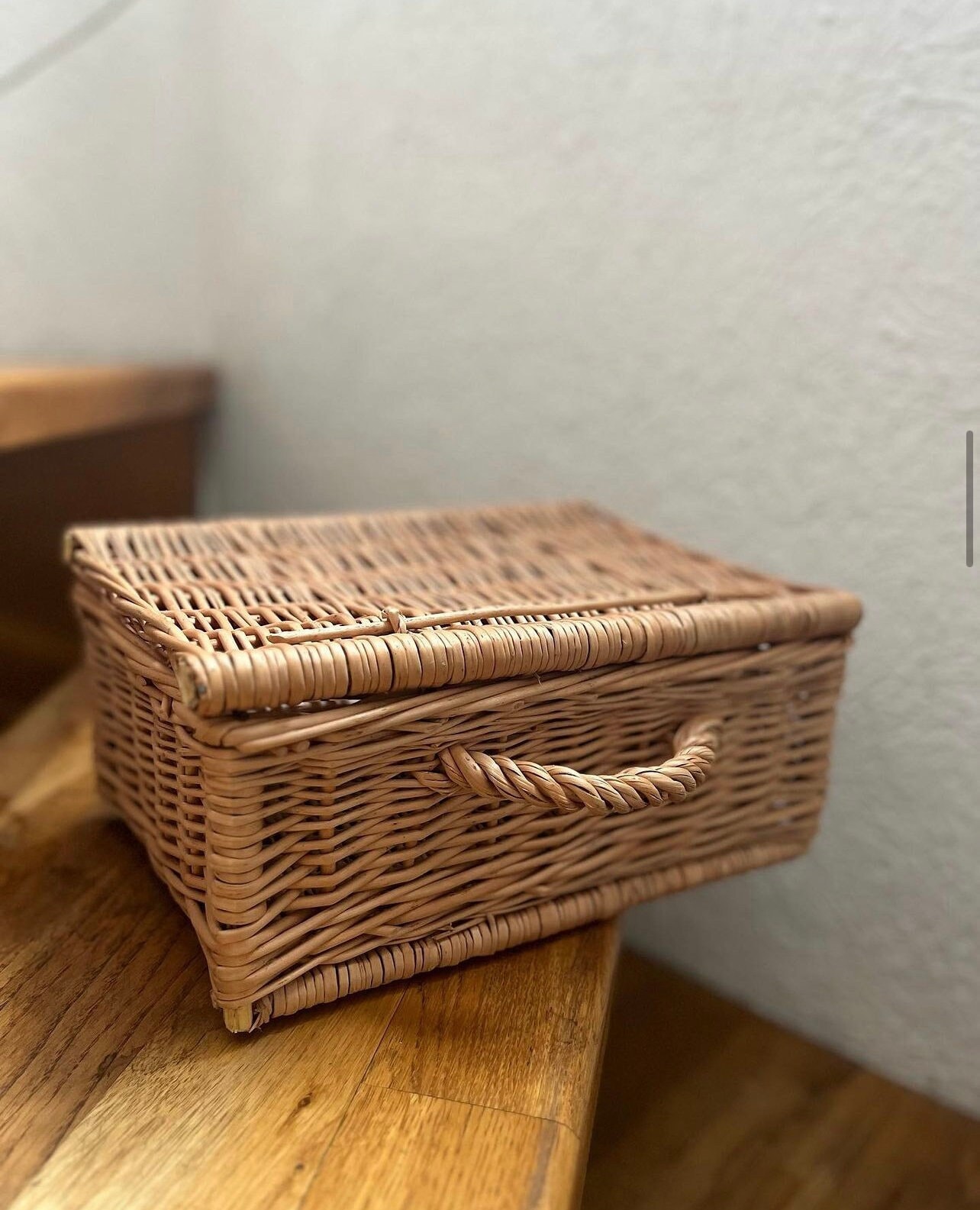 Wicker Case Wicker Organizer Wicker Toy Box Ecofriendly - Etsy