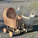 Natural Wicker Doll Pram, Baby Doll Carriage, Doll Stroller, Handmade ...