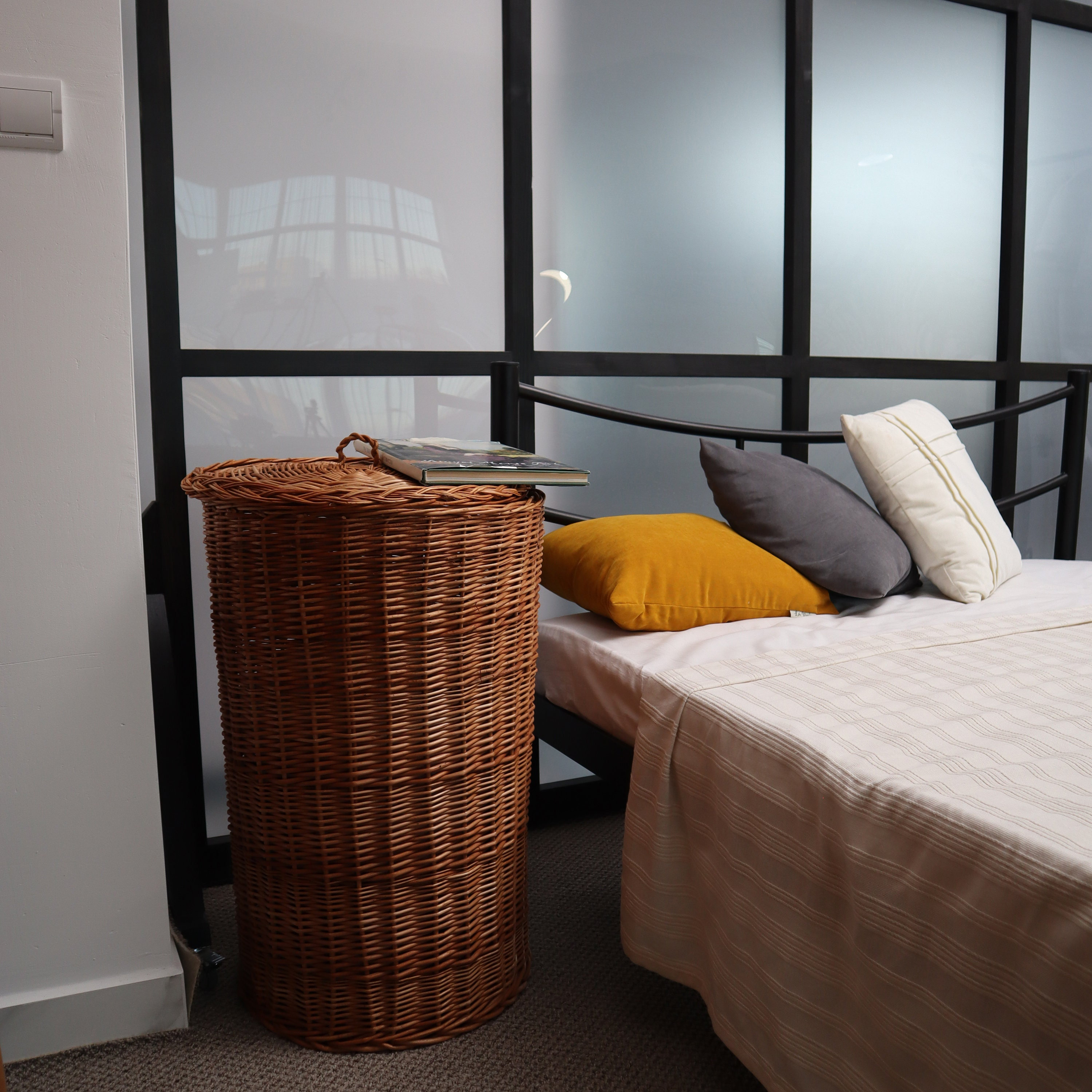 Wicker Laundry Basket Large Storage Basket Wicker Basket - Etsy