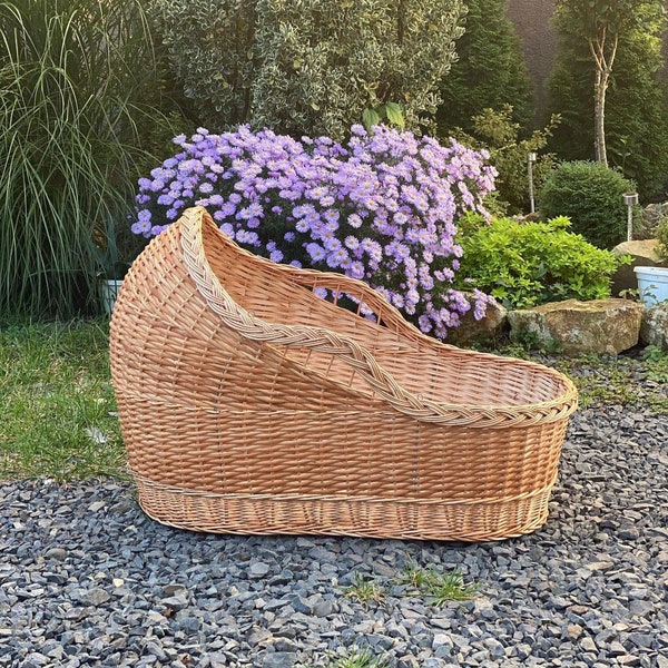 Wicker Crib - Etsy