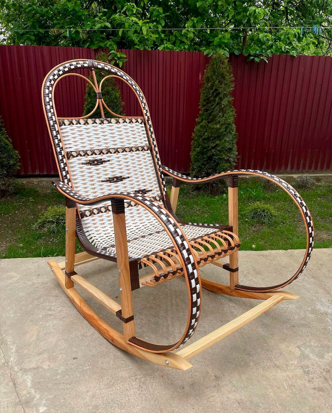 Rattan Swing Chair, Lounge Chair, Rattan Chair Patio, Wood Lounge Chair ...