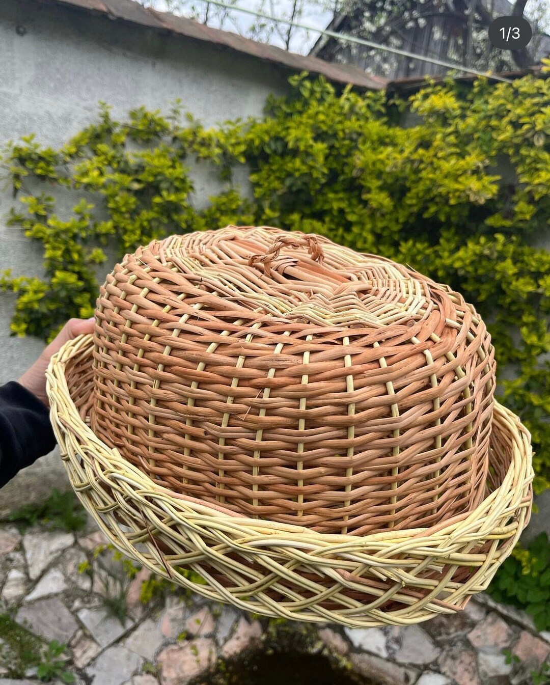Wicker Bread Basket, Bread Warmer, Bread Box, Bread Pot, Wicker Basket ...