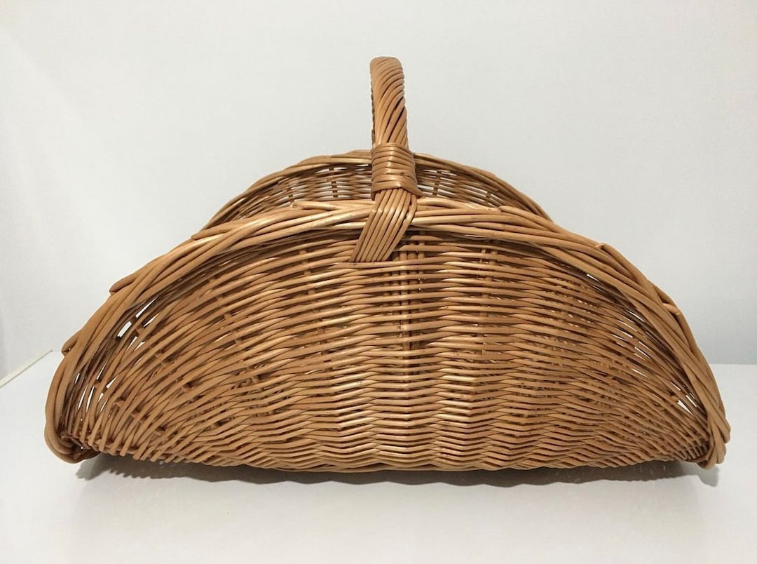 Handmade Firewood Log Carrier Basket,firewood Holder,wicker Firewood ...