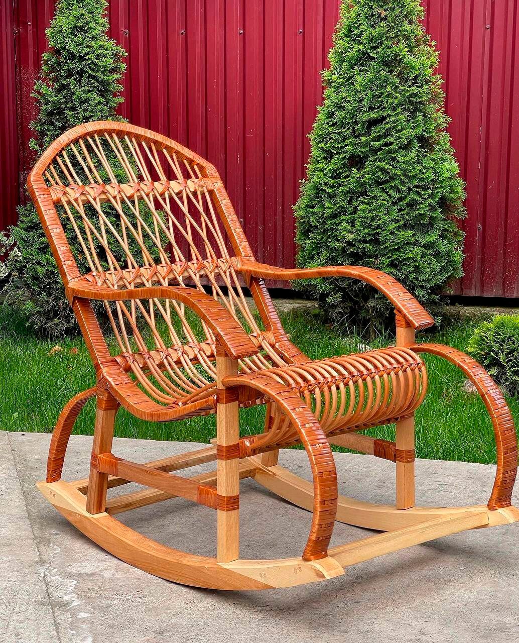 Children's Rocking Chair Made of Vines, Swing Chair, Childs Wicker ...