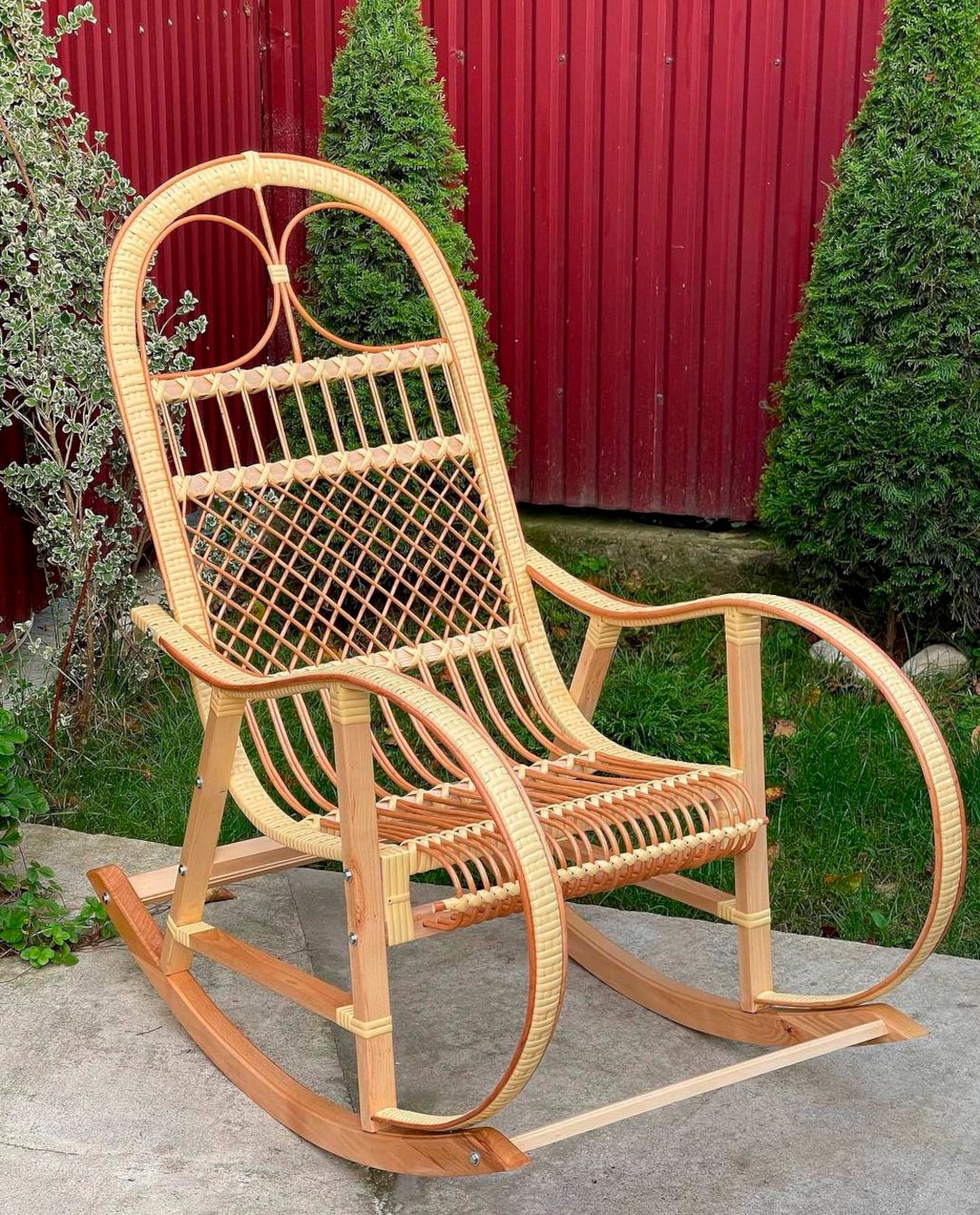 Rattan Rocking Chair, Lounge Chair Swing, Rattan Chair Patio ...