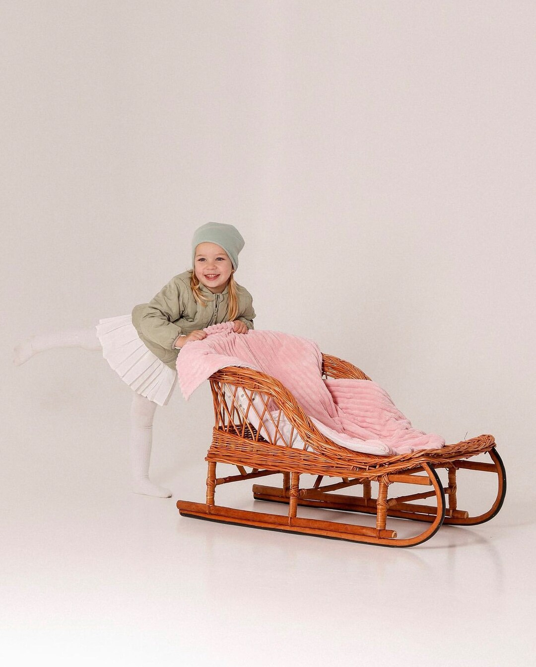 Santa Wooden Sleigh, Children's Sledges, Christmas Sleigh, Sleigh ...