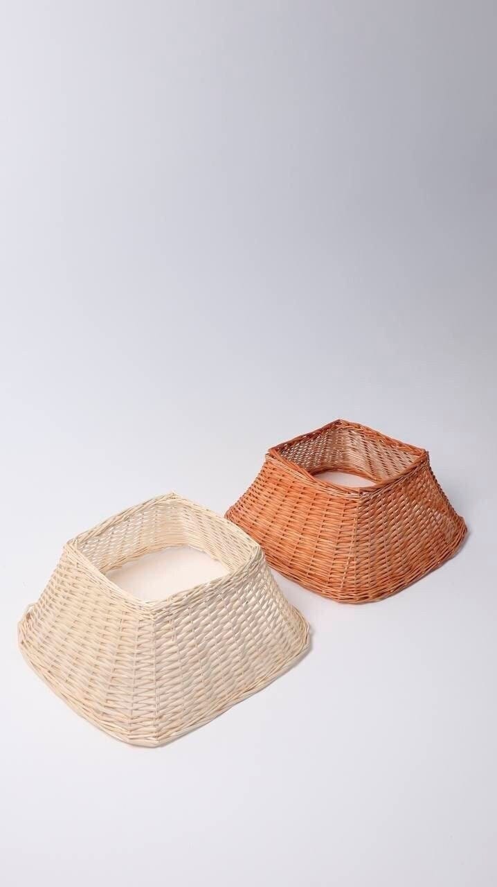 Square Tree Skirt, Christmas Tree Stand, Christmas Tree Skirt, Wicker ...