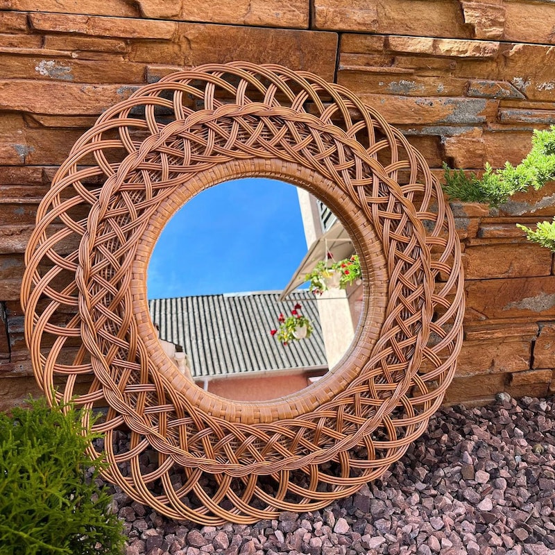 Woven Mirror - Etsy