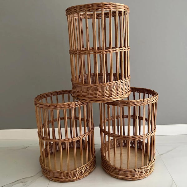 Tall Basket - Etsy