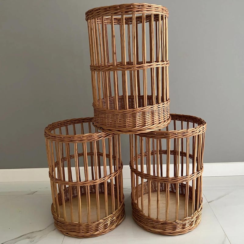 Wicker Bakery Baskets - Etsy