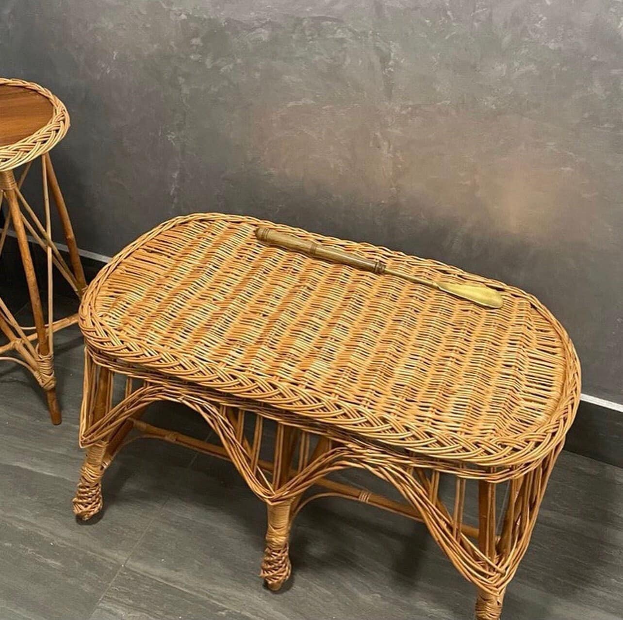 Wicker Bench, Wicker Chair, Wicker Furniture, Rattan Chair, Outdoor ...