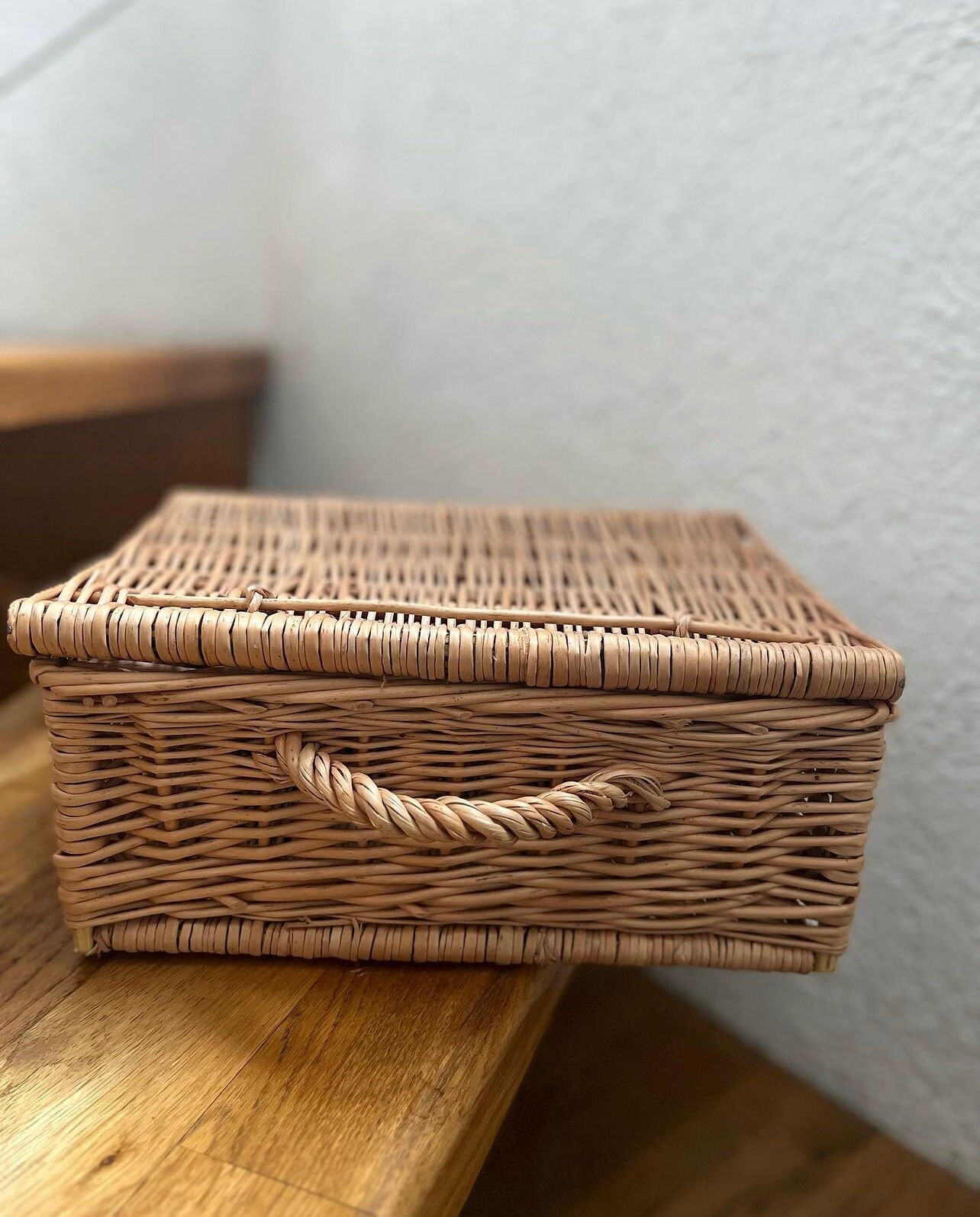 Wicker Case Wicker Organizer Wicker Toy Box Ecofriendly - Etsy