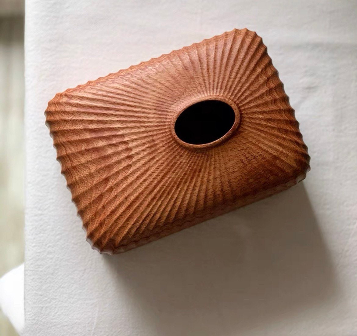 Designer Tissue Box luxury Tissue Box natural Solid Wood Tissue Box ...