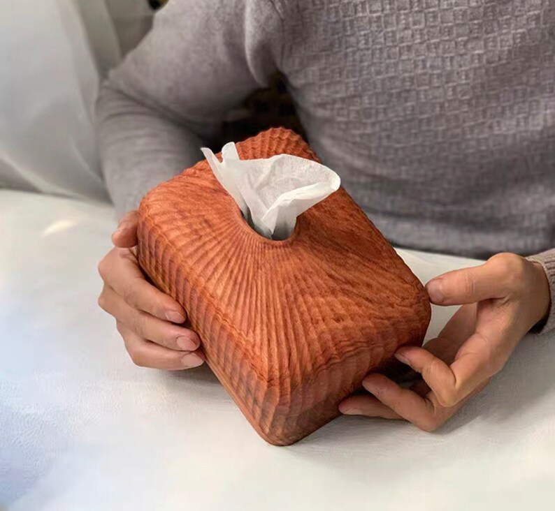 Designer Tissue Box luxury Tissue Box natural Solid Wood Tissue Box ...