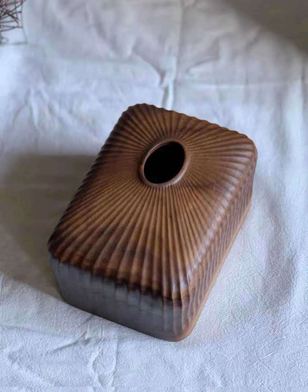 Designer Tissue Box luxury Tissue Box natural Solid Wood Tissue Box ...