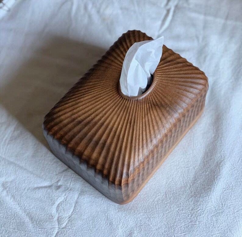 Designer Tissue Box luxury Tissue Box natural Solid Wood Tissue Box ...