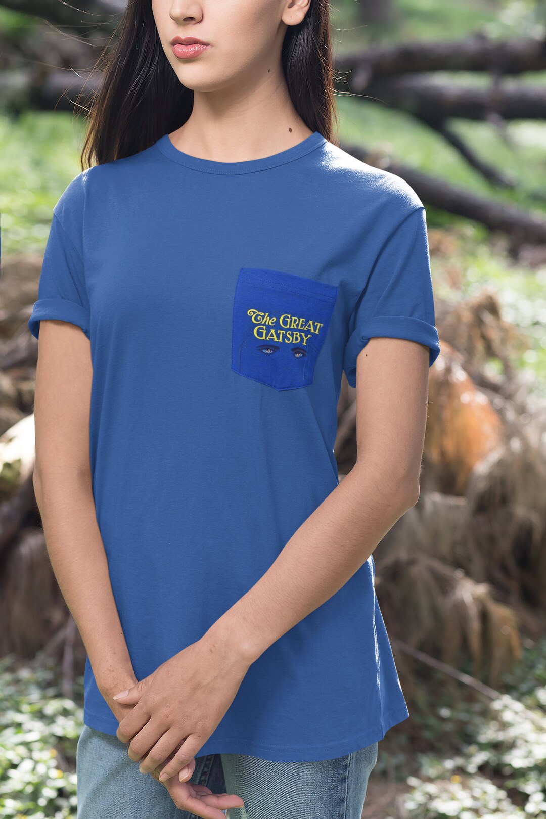 The Great Gatsby Pocket Book Tee - Book T-shirt - Great Gatsby Shirt ...