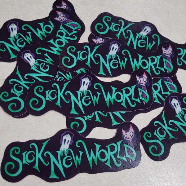 Sick New World Stickers - Etsy