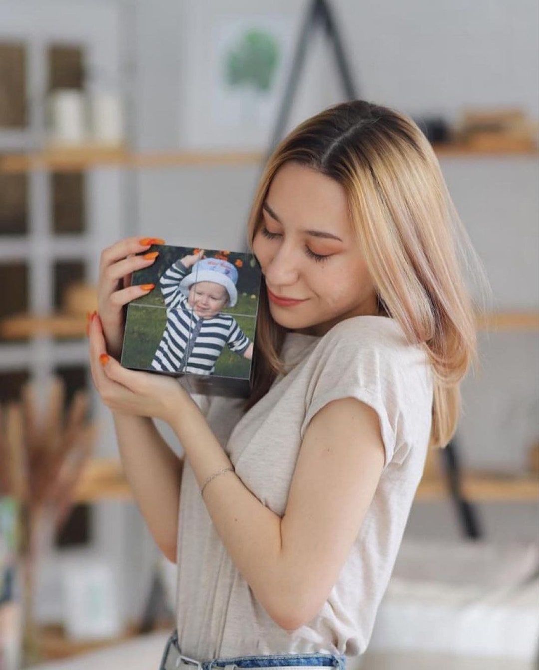 Magic Photo Cube Christmas Gifts, Personalized Gift, Anniversary Gifts ...