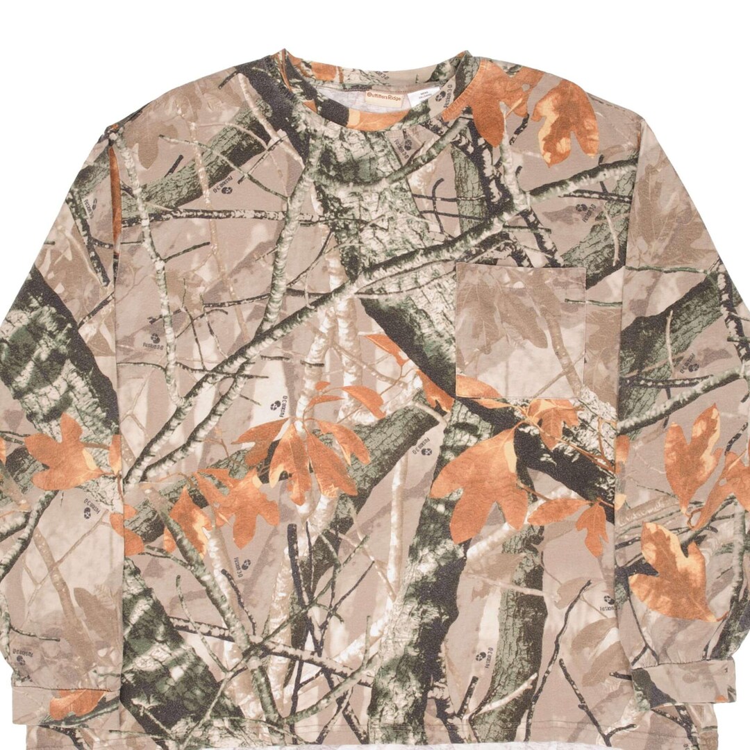 Vintage Hunting Fusion 3d Camo Long Sleeve Pocket Tee Shirt Size 3xl - Etsy