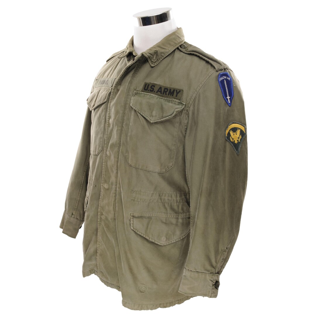 Vintage Us Army M51 Field Jacket W Patch 1963 Vietnam War Size Small ...