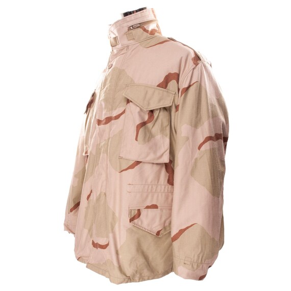 Vintage us army m65 field jacket desert camo 1989 lar… - Gem