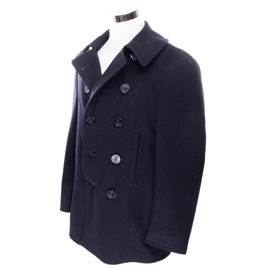 Vintage Usn Us Navy Us Naval Factory Peacoat Ww2 Size 40 - Etsy