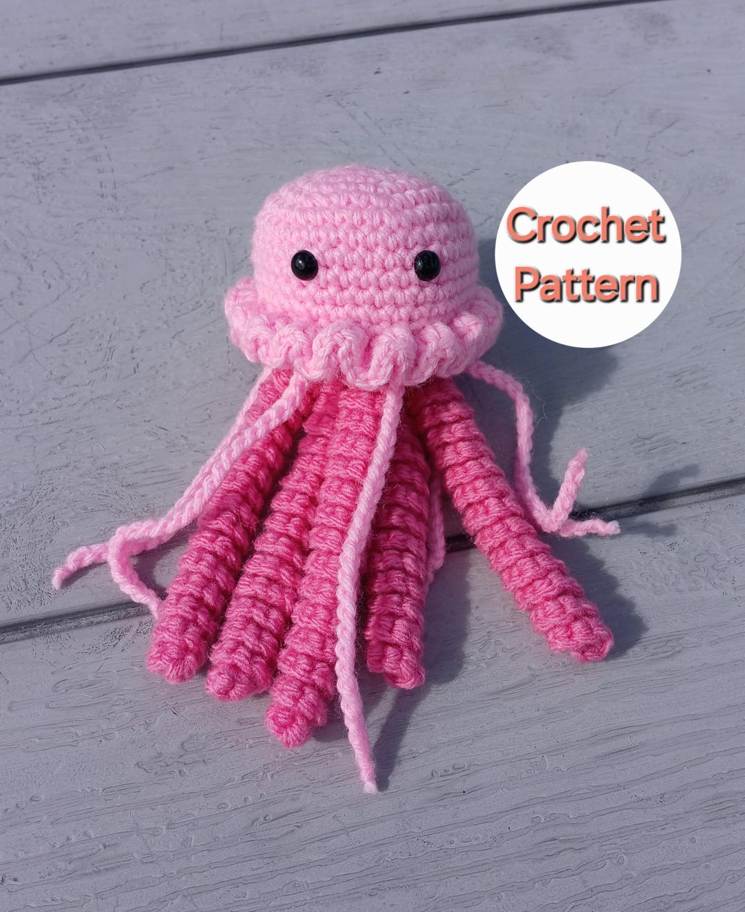 Crochet Jellyfish Pattern - Etsy