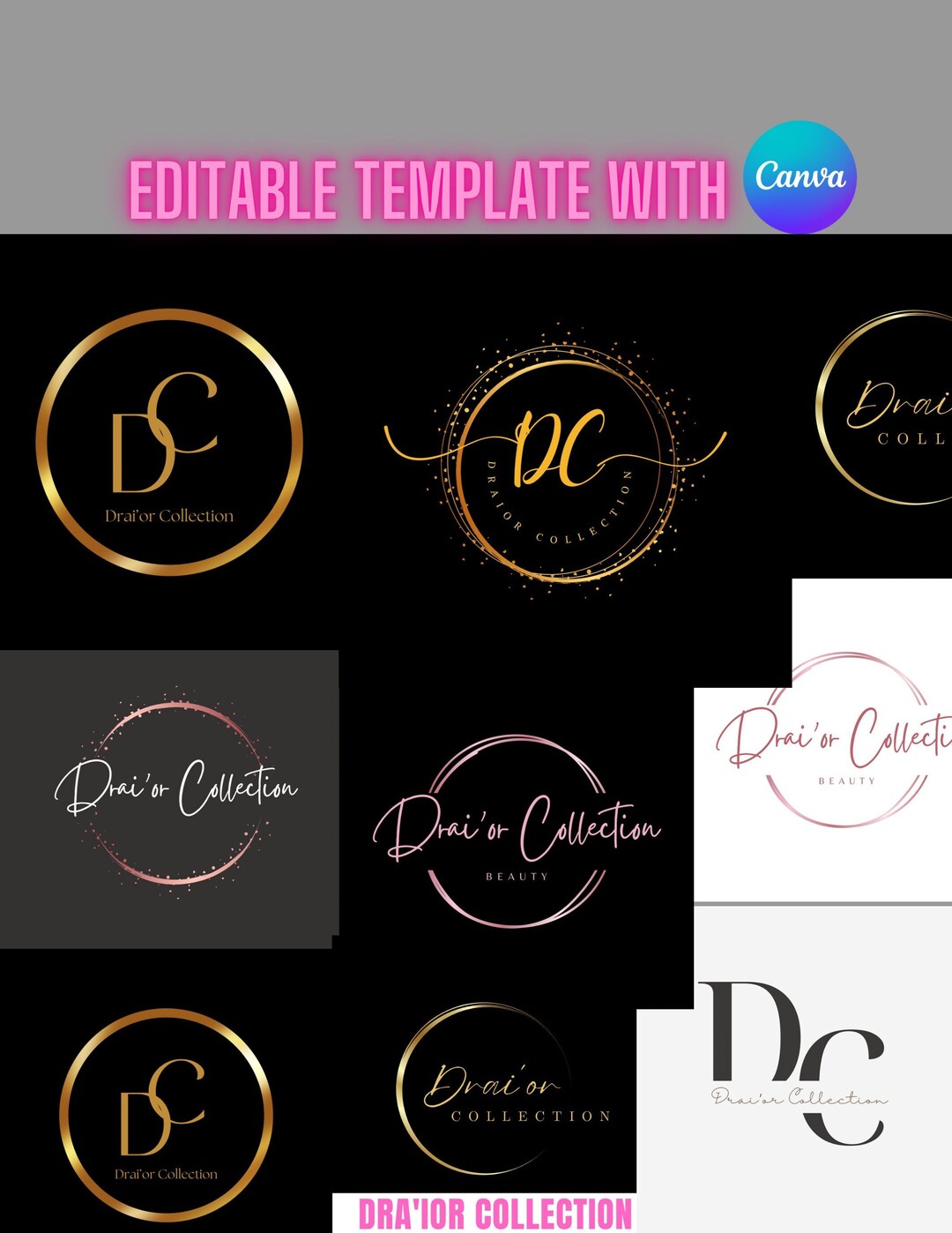 Editable Logo Design, Simple Logo, Text Logo, Watermark Logo, Modern ...