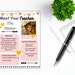 EDITABLE Meet the Teacher Template | Meet the Teacher Banner Template ...