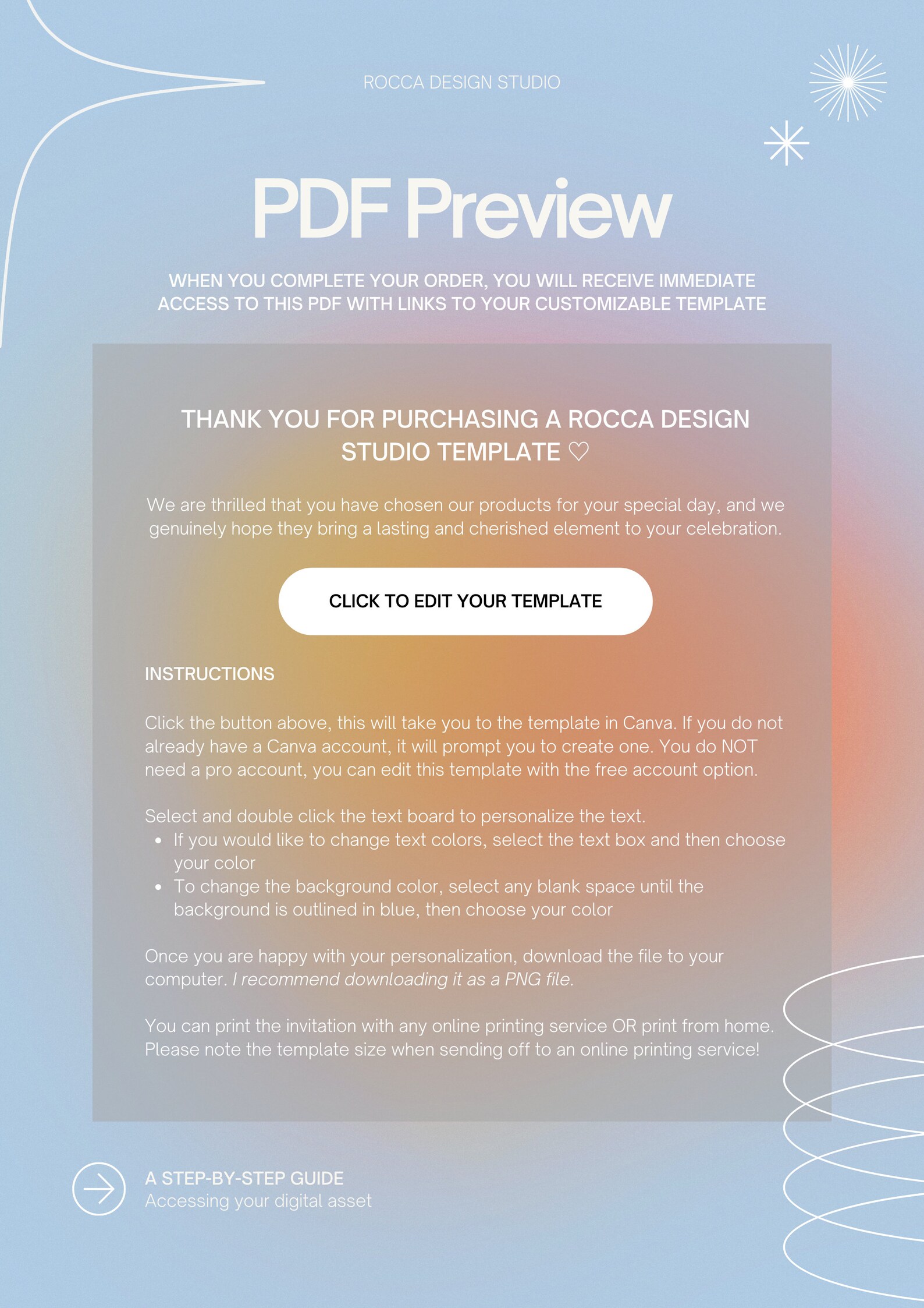 Trendy Bold Invitation Set Template With QR Code, Minimal Bold Wedding ...