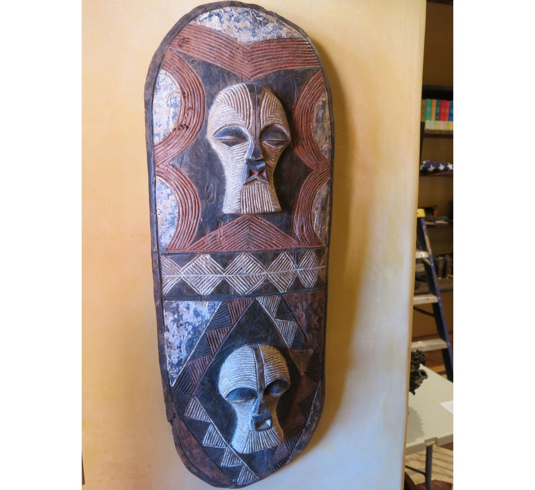 Songye Double Kifwebe Mask Shield - Etsy