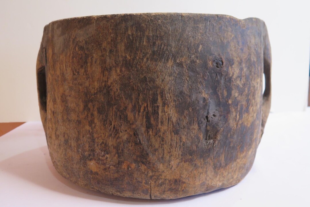Carved Wood Indian Vessel - Etsy