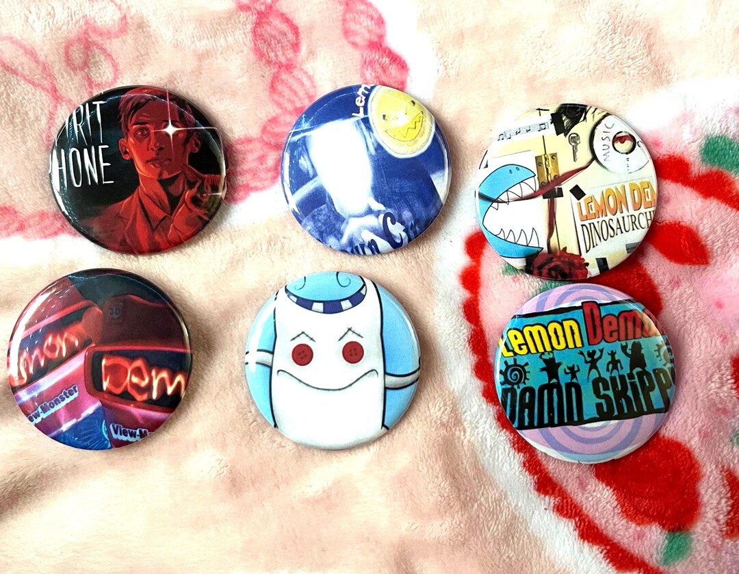 Lemon Demon Pins - Etsy