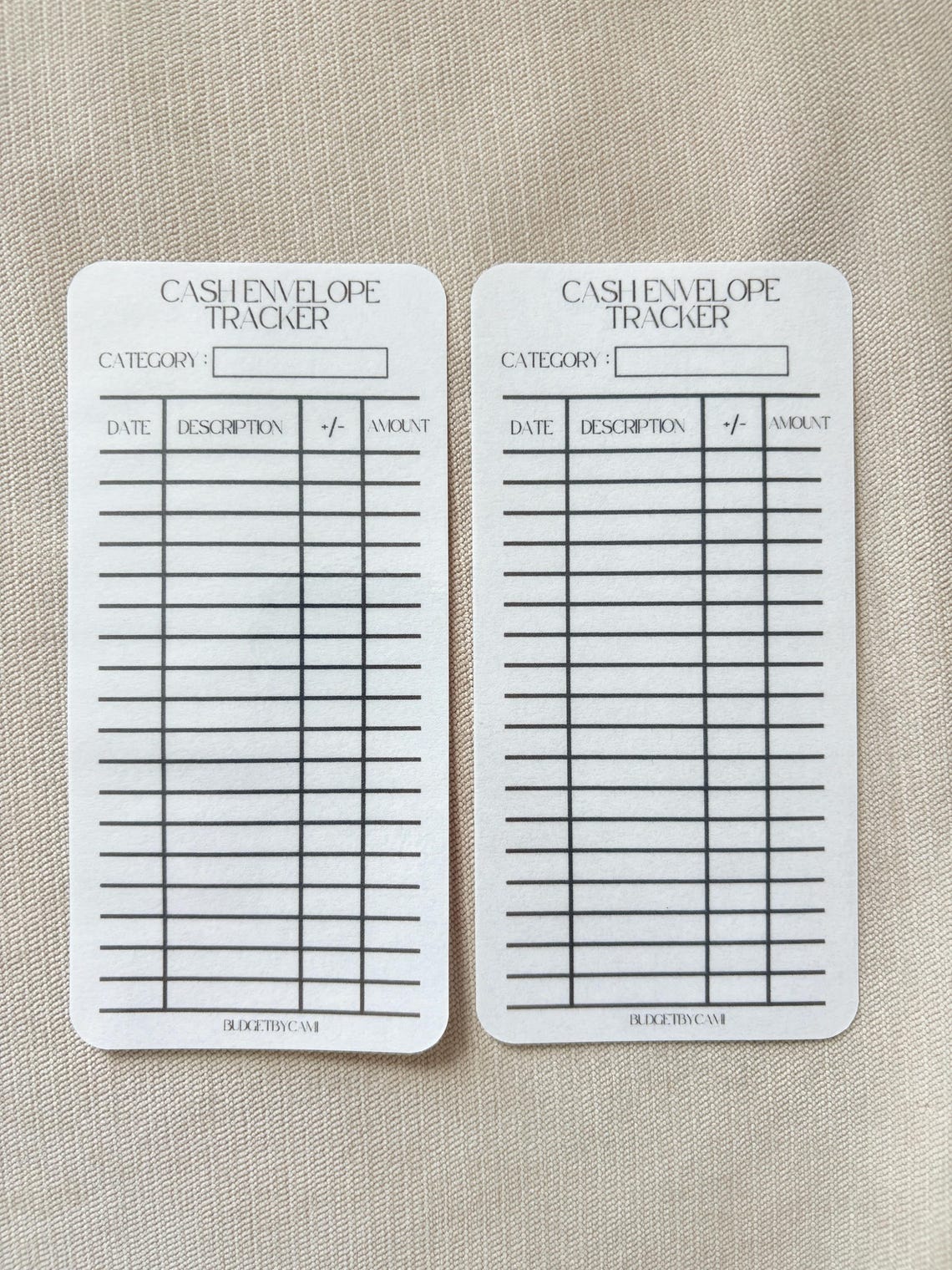 Printable Cash Envelope Tracker Sheet / Digital File / Money Tracker ...