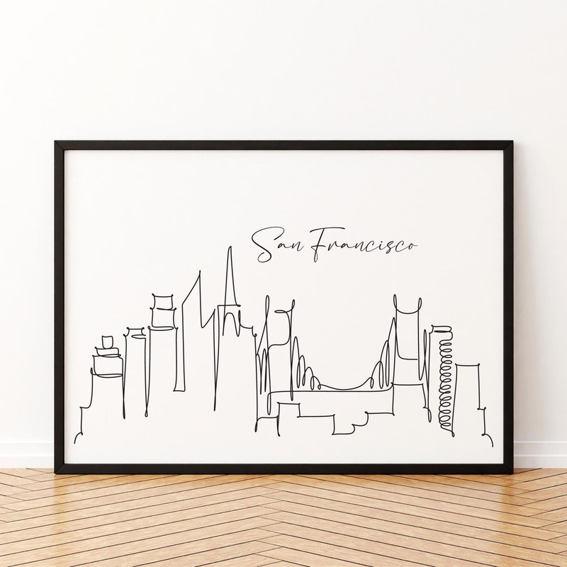 Modern Line Art - Etsy