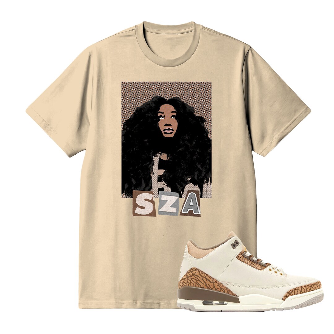 SZA Pop Art Color T-shirt Shirt for Sneakerhead Jordan 3 - Etsy