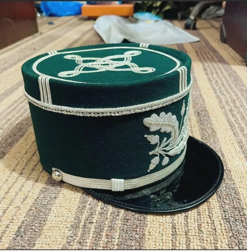 WW1 French Military Army Generals Officers Visor Hat Cap Kepi Handmade ...