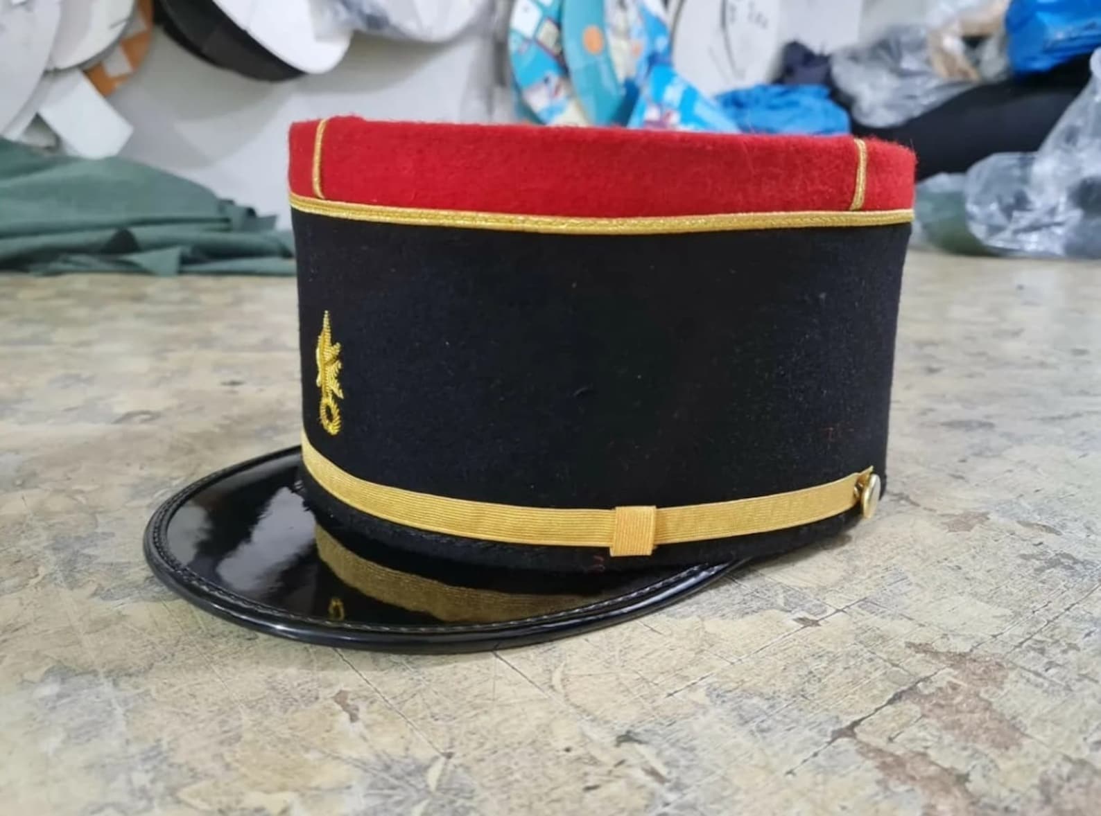 WW2 French Military Kepi, France Army Embroidery Cap, Officer Peak ...