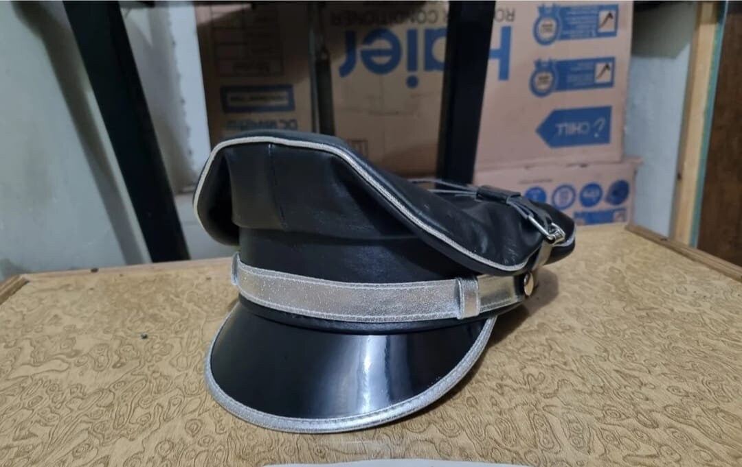 Real Leather Miltaria Army Muir Caps - Etsy